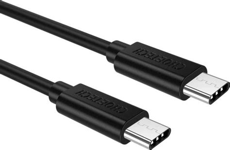 לקנות כבל סנכרון וטעינה בחיבור Usb Type C לחיבור Choetech Usb Type C באורך 0 5 מטר צבע שחור