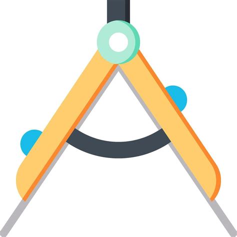 A Compass With A Handle And A Needle 53302227 Vector Art At Vecteezy