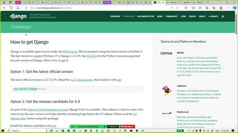 Django Intro And Installation Youtube