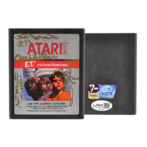 Cast Signed E T Atari 2600 Cartridge 7 Bucks A Pop