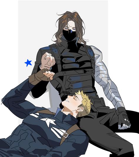 Karmaho Bucky Barnes Captain America Steve Rogers Winter Soldier
