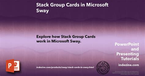Stack Group Cards In Microsoft Sway