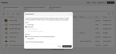 How To Bulk Export Products From Shopify With Matrixify