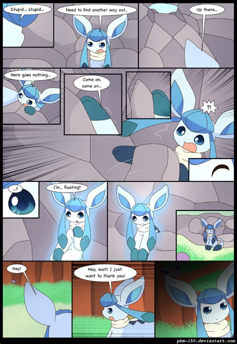 How To Evolve Eevee Into Glaceon Vaporeon Comic Glaceon Comic