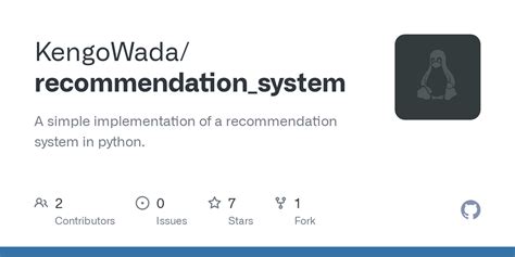 Recommendation System Travis Yml At Master KengoWada Recommendation System GitHub