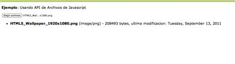 Como Obtener Informaci N De Un Archivo Local Con Javascript Capa