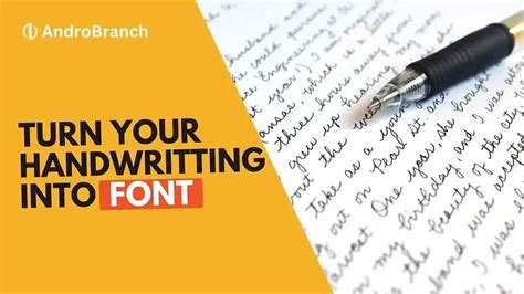 How To Turn Your Handwriting Into A Font Using Calligraphr