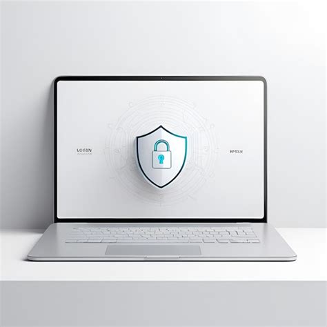 Cybersecurity Concept With Virtual Screen For Secure Internet Access