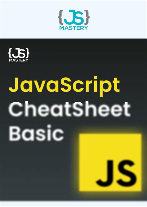 SOLUTION Js Cheatsheet Studypool