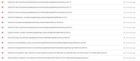 Grafana Connector · Issue 14670 · Arangodbarangodb · Github
