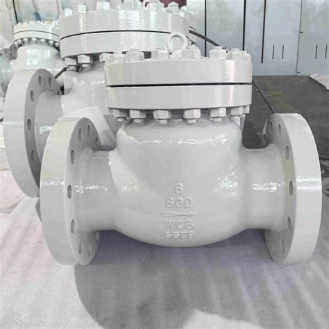 Api 600 Swing Check Valve 6 Inch 600 Lb Wcb Bs 1868 Vervo