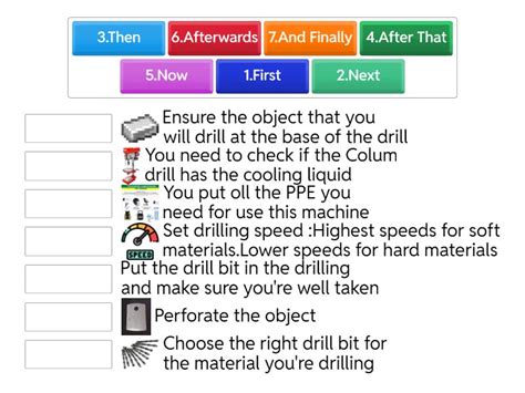 How Tho Use A Colum Drill Match Up