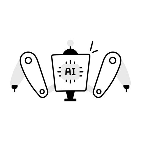 Premium Vector Check Doodle Icon Of Machine Learning