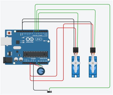 Need Help With Controlling Servos With Potentiometer And Switch