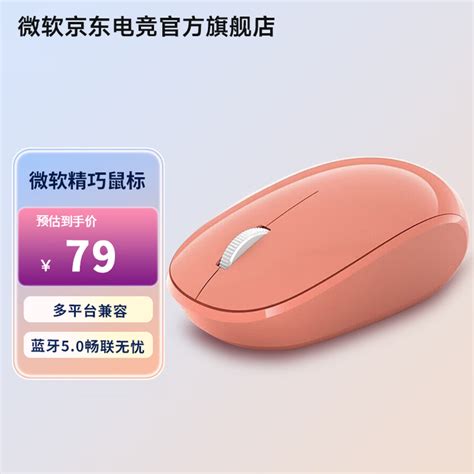 微软（microsoft）surface精巧蓝牙鼠标无线鼠标dw13b蓝牙50小巧轻盈鼠标 精巧蓝牙无线鼠标珊瑚橙【图片 价格 品牌 报价】 京东
