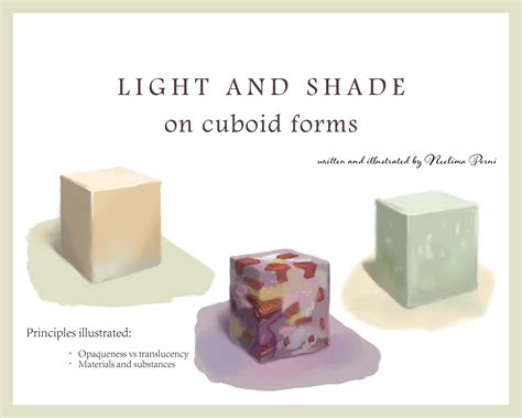 Light And Shade On Cuboid Forms Watercolor Journal