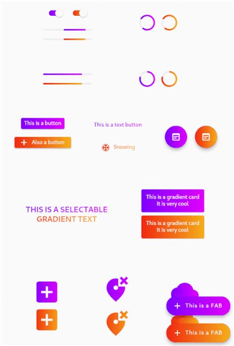 Gradientuiwidgets Package In Widget Library And Ui Framework Category Flutter Gems