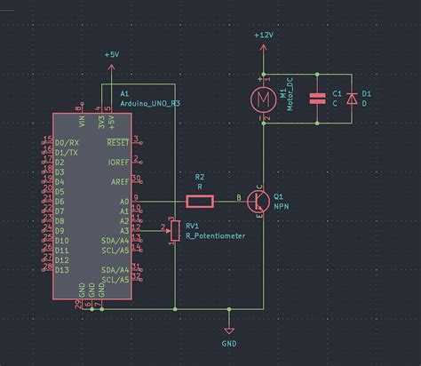Running A Dc Motor With A Transistor And Arduino Uno Motors Mechanics Power And Cnc