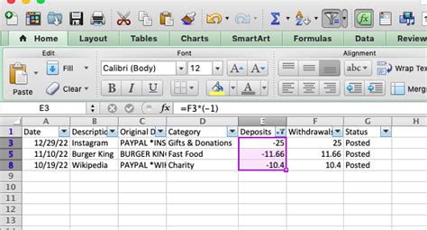 Csv Import For Income And Expense Columns Goodbudget