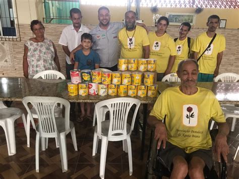 Comprometidos Com O Bem Doações Mensais De Leite Em Pó Colina Alimentos