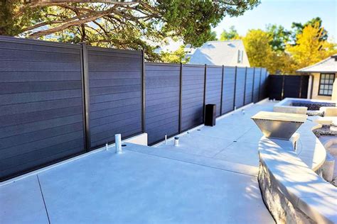 8 Ft Vinyl And Metal Privacy Fence Panels Diy Kits Fencetrac