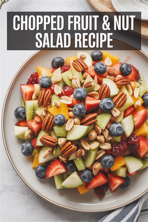 Chopped Fruit And Nut Salad Recipe