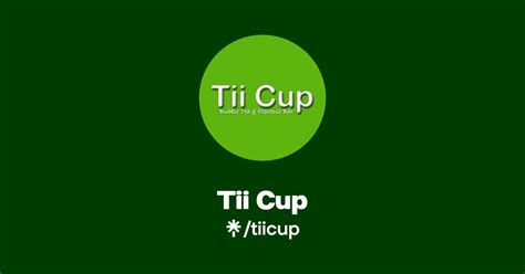 Tii Cup Instagram Facebook Tiktok Linktree