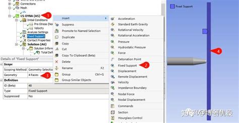 Workbench Ls Dyna 子弹侵彻靶板 知乎