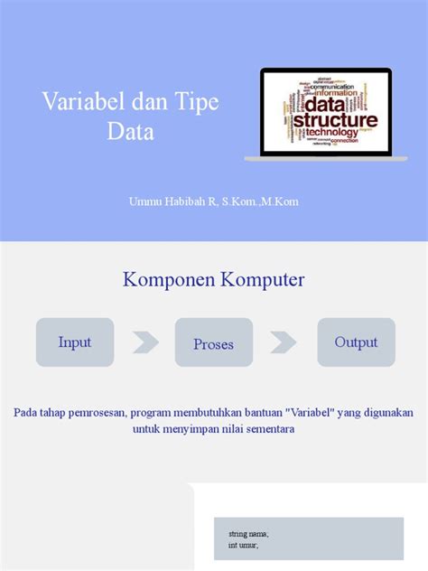 Variabel Dan Tipe Data Pdf