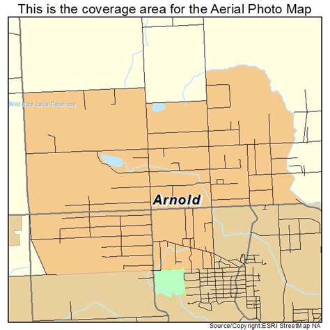 Aerial Photography Map Of Arnold Mn Minnesota