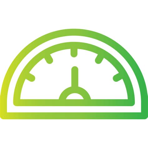 Speedometer Generic Gradient Outline Icon