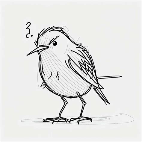 简笔画愤怒的小鸟 Ai绘画提示词 素材集市