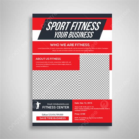 피트니스 전단지 템플릿 Psd 다운로드 디자인 자료 다운로드