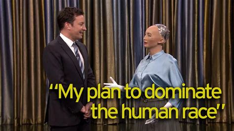 Sexy Robot Sophia Appears On The Tonight Show As She Tells Jimmy Fallon She Plans To Dominate