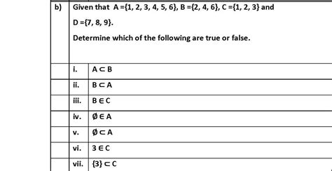 Solved Given That A 123456 B 246 C 123 And