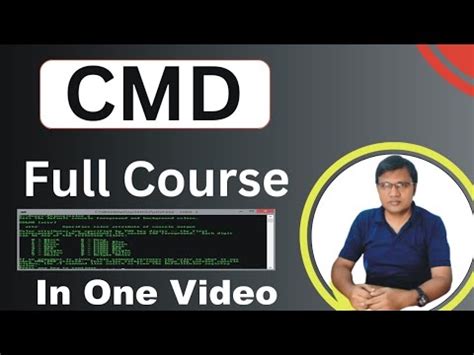 CMD Full Course In Video CMD Command Prompt Training For IT Professionals Cmdfullcourse