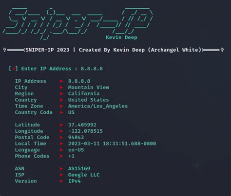 Github Kevindeep Sniper Ip Sniper Ip Is An Ip Locator That Allows