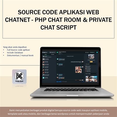 Jual Source Code Aplikasi Web Chatnet Php Chat Room And Private Chat Script Shopee Indonesia