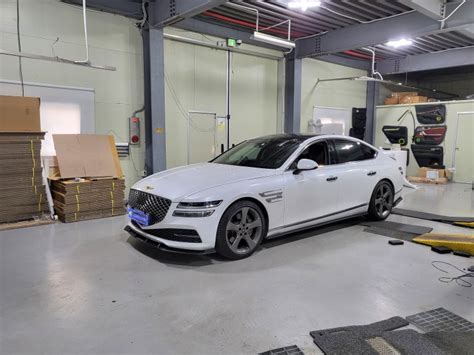 제네시스g80rg3바디킷풀바디킷시공입니다g80rg3튜닝파츠g80rg3립댐g80rg3에어댐g80rg3프론트립g80사이드립g80바디킷g80에어로파츠g80rg3