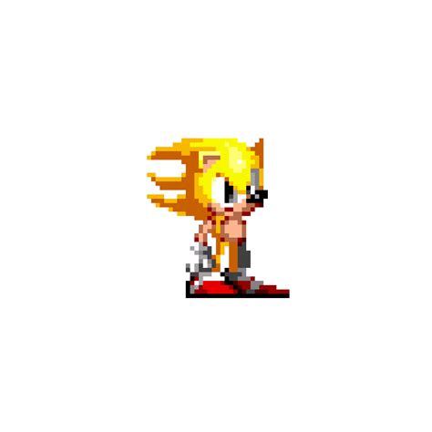 Pixilart Super Sonic Fnf Concept By Gavin2040