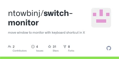 Github Ntowbinj Switch Monitor Move Window To Monitor With Keyboard
