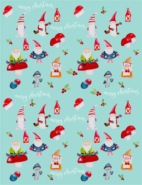Christmas Wrapping Paper Printable Free Printable Hq