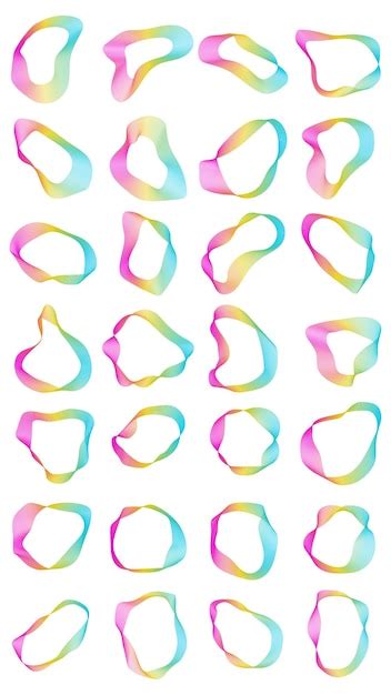 Premium Vector Wave Circle Line Gradient