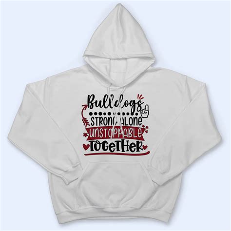 Strong Alone Unstoppable Together Mascot Personalized Custom T Shirt