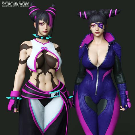 Sf6 Juri Han For G8f By Guhzcoituz On Deviantart