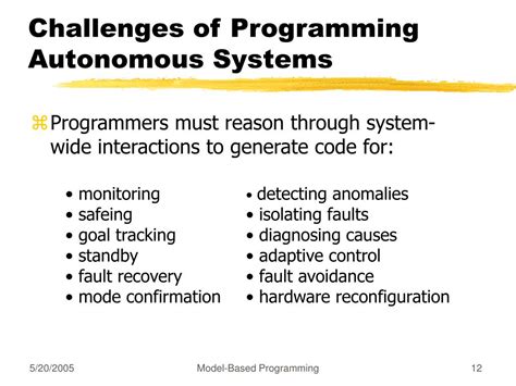 Ppt Model Based Programming Of Intelligent Embedded Systems