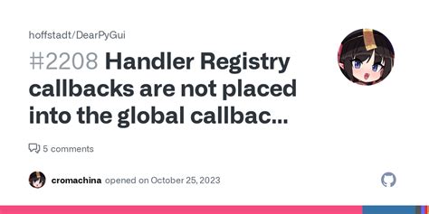 Handler Registry Callbacks Are Not Placed Into The Global Callback Queue · Issue 2208