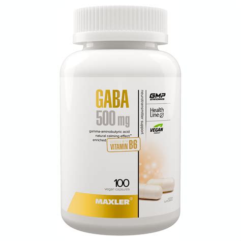 Maxler GABA 500mg (100caps) – купить гамма-аминомасляная кислота в ...