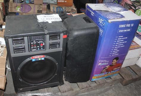 8pcs Db Audio Amplifier And Speaker 1 Pallet 8pcs Db Audio Amplifier And Speaker 1 Pallet