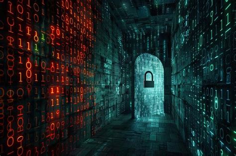 Premium Photo Deploying Encryption Technologies Protects Data From Unauthorized Access